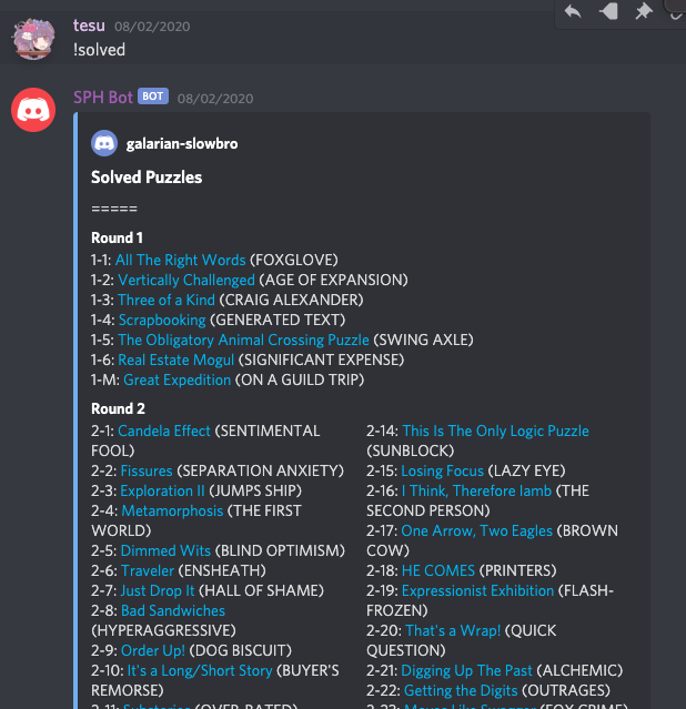 Discord bot · Issue #214 · cardinalitypuzzles/cardboard · GitHub