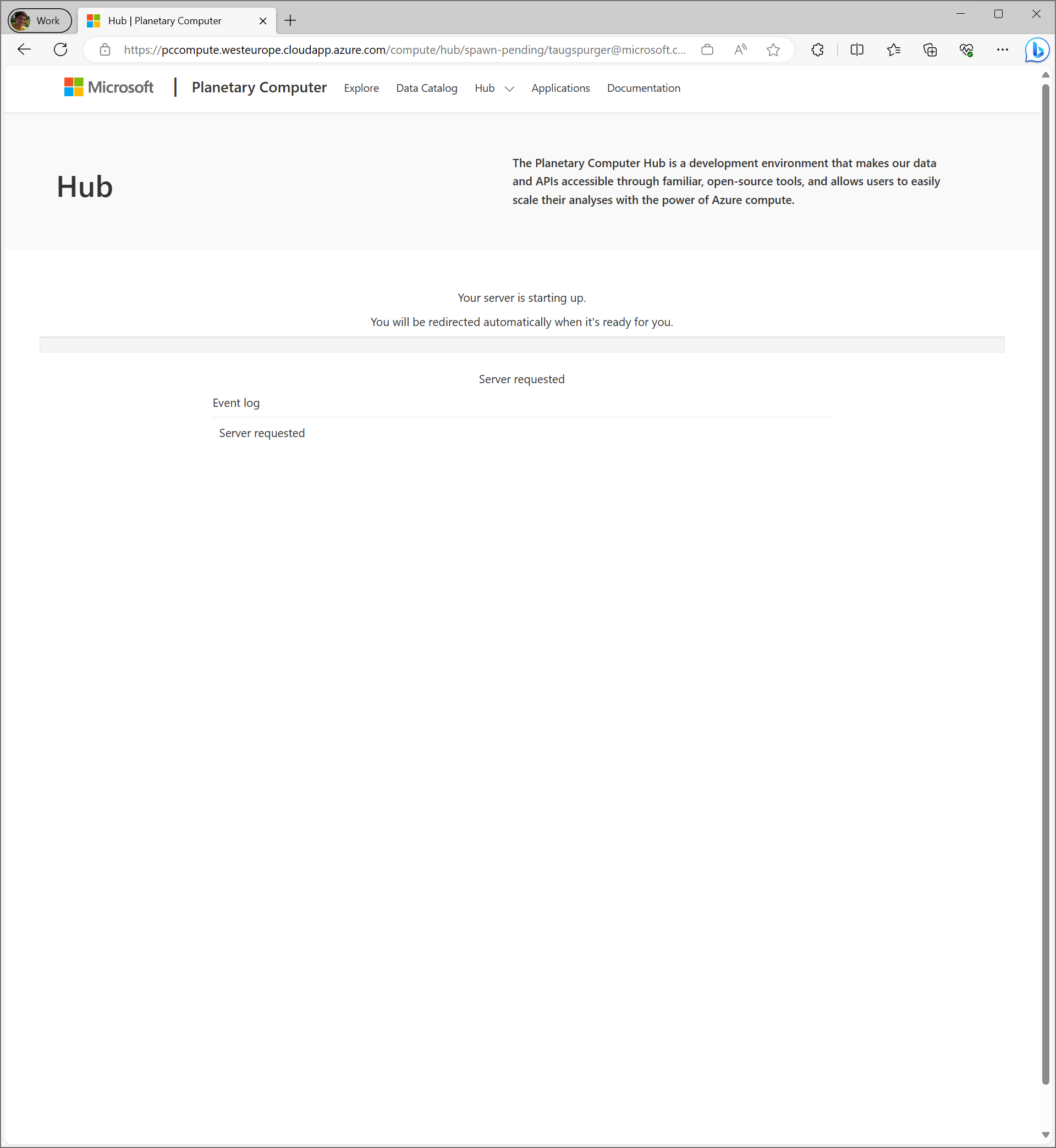 Hub notebook server not starting · Issue #267 · microsoft/PlanetaryComputer · GitHub