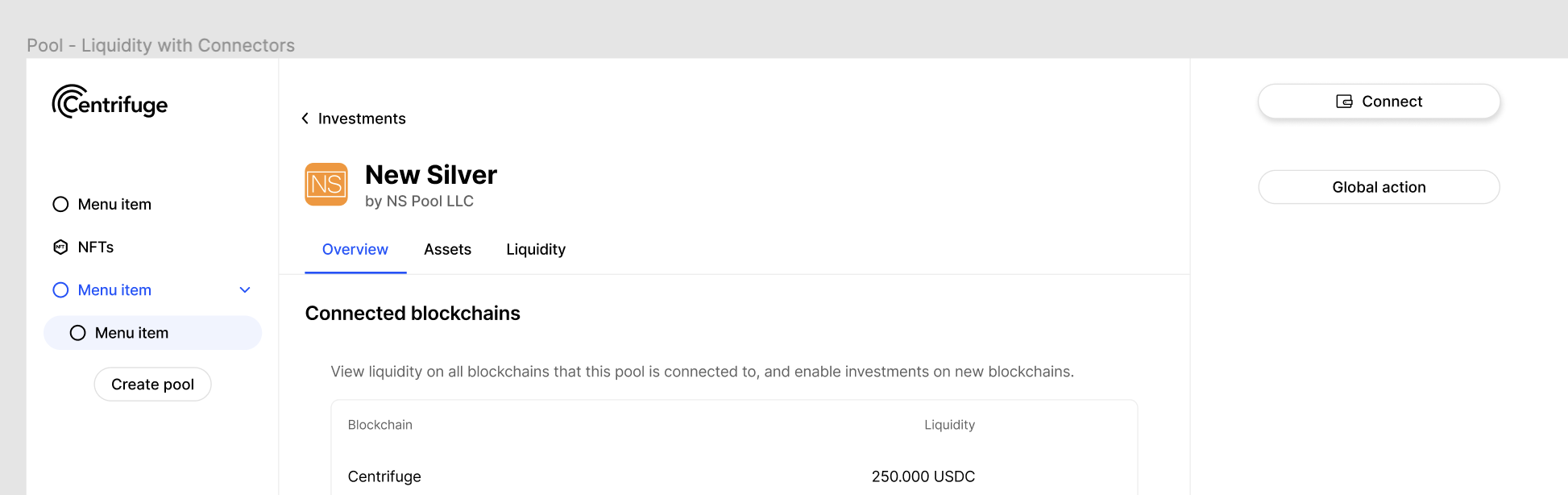 Move back button to the left side of the screen · Issue #1361 · centrifuge/apps · GitHub