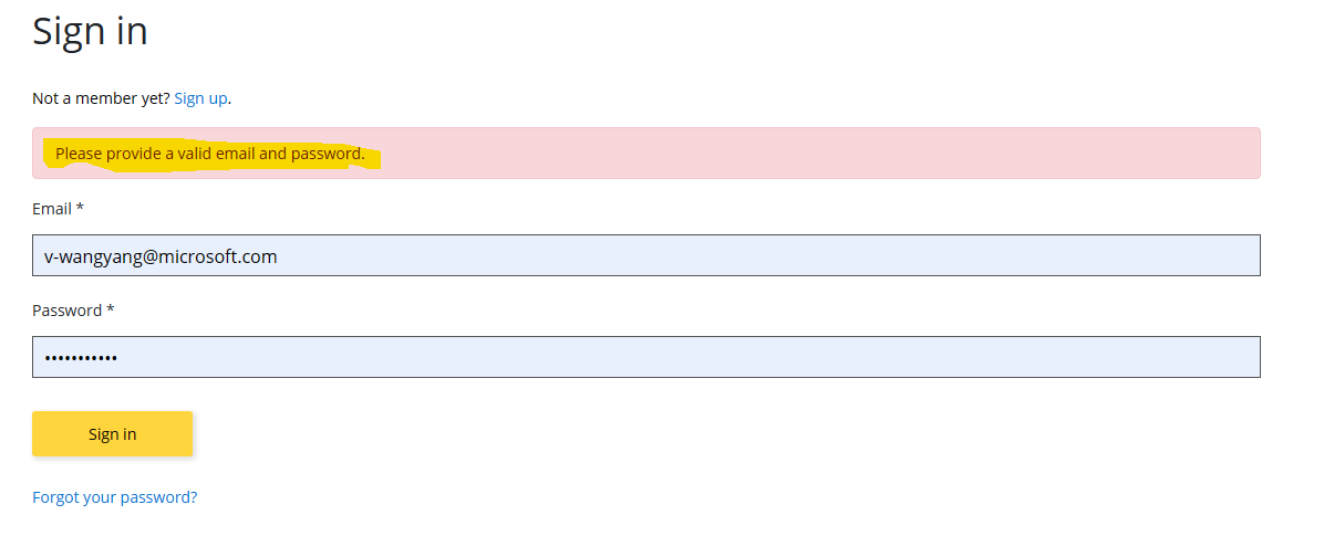 illegal characters were not verified during sign-up on the Developer Portal · Issue #2159 ...
