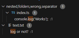 Insiders: wrong separator used for nested folders · Issue #196295 · microsoft/vscode · GitHub