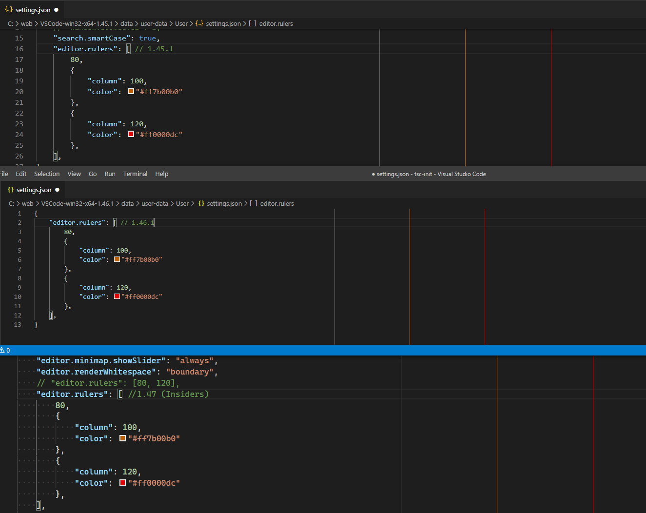 Hey all! Rulers not work that espected · Issue #101536 · microsoft ...