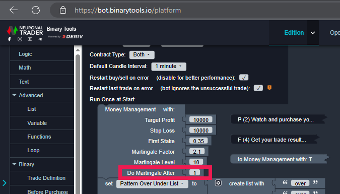 Over under Bot · Issue #3920 · binary-com/binary-bot · GitHub