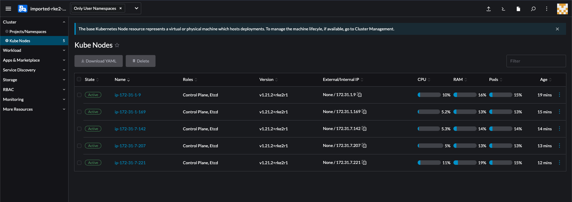 [Monitoring V2] multi-node cluster only registers 1 node for kube-etcd ...