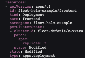 [Fleet Resources] Incorrect individual cluster statuses on git repo when applied to multiple ...