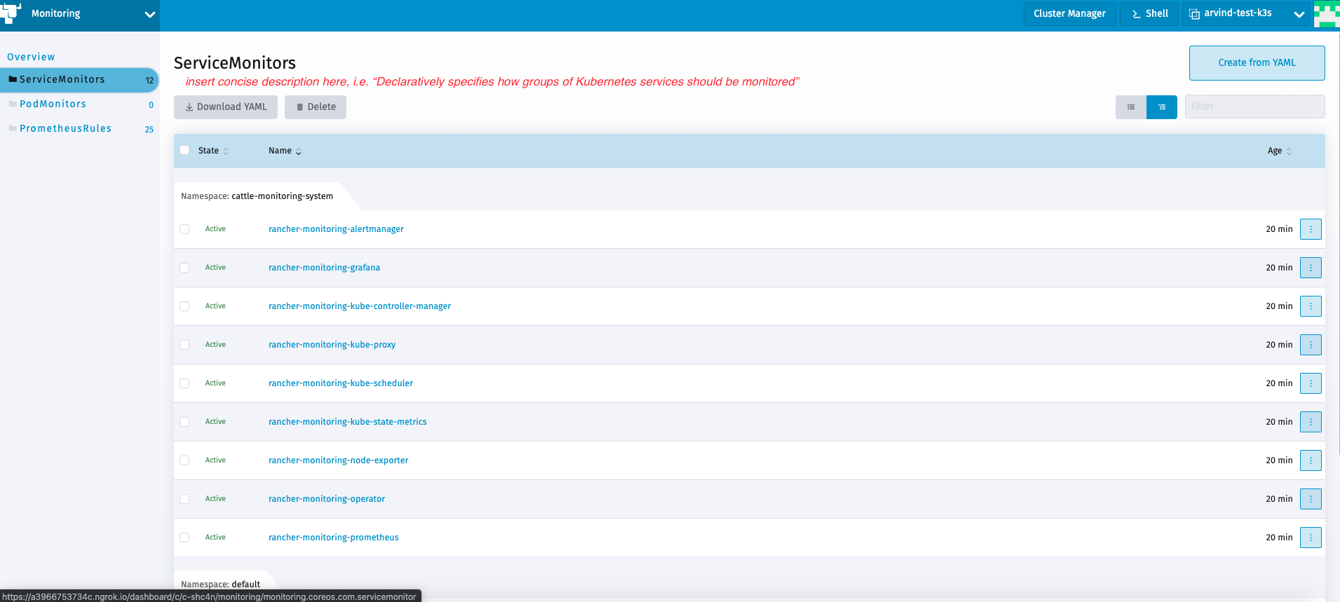 [Monitoring / Alerting V2 UI] Feature Overview Page · Issue #1064 · rancher/dashboard · GitHub