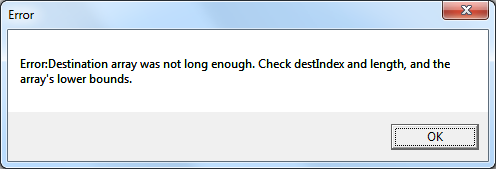 Error: Destination array was not long enough · Issue #2 · warhawkreborn/connector_windows · GitHub