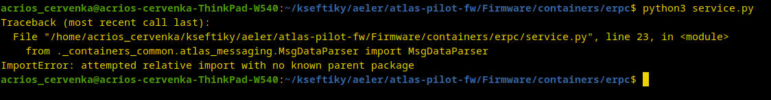 Specifc relative import statement causing issues with VSC highlighting ...