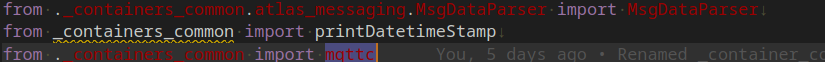 Specifc relative import statement causing issues with VSC highlighting ...