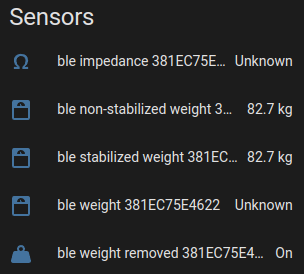 [Bug]: Xiaomi Mi Body Composition Scale 2 is not reporting weight and impedance · Issue #1132 ...