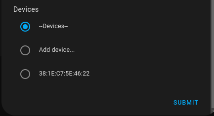 [Bug]: No device list even after added one manually · Issue #1142 · custom-components/ble ...