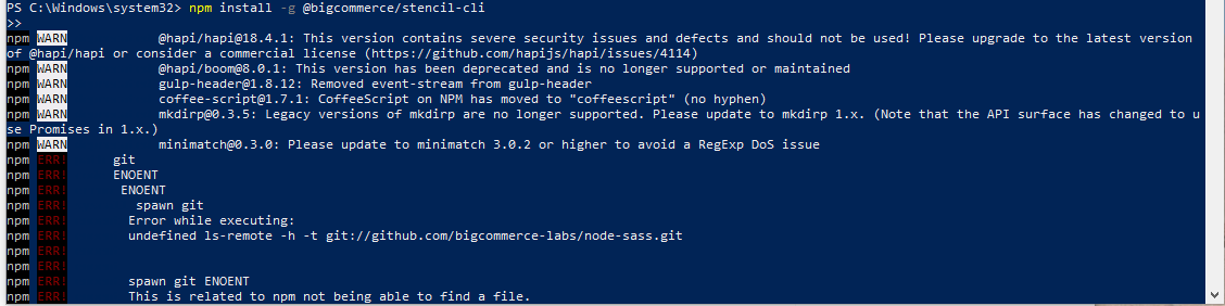 Error installing Stencil-CLI · Issue #695 · bigcommerce/stencil-cli · GitHub