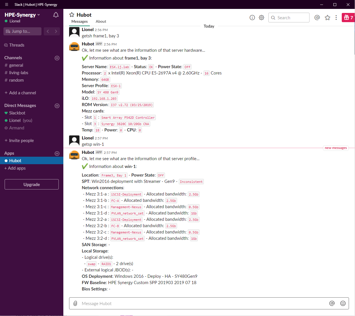 GitHub - jullienl/HPE-Synergy-ChatOps-Slack-Integration: ChatOps ...