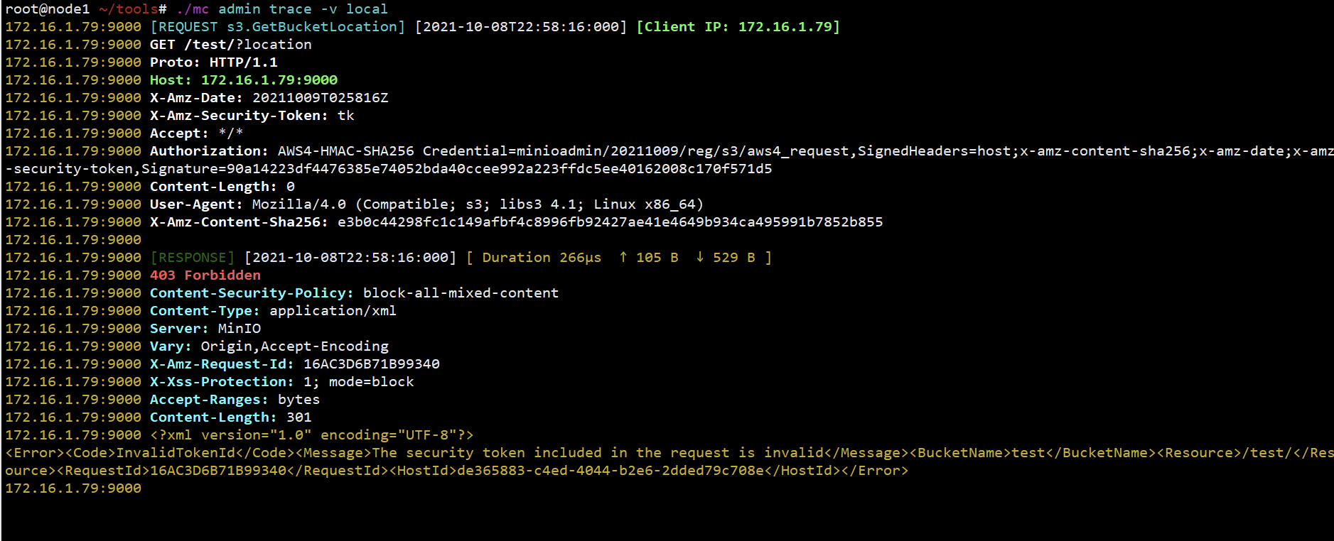 security_token not checked · Issue #13335 · minio/minio · GitHub