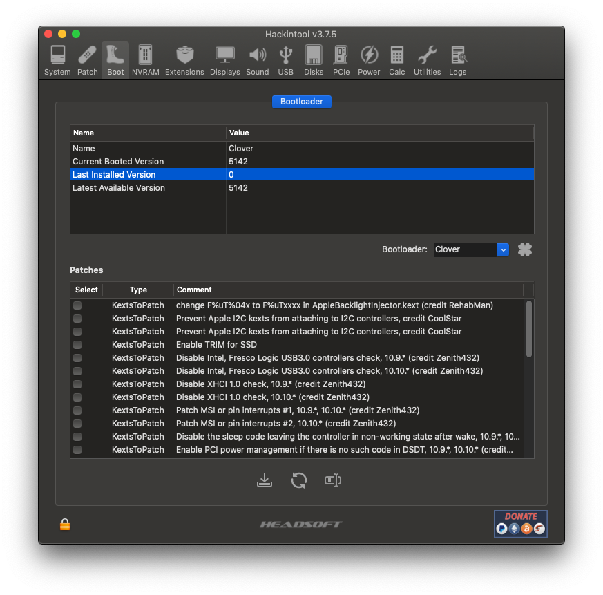 Hackintool 3.7.5 no longer autodetects Clover as bootloader? · Issue #161 · benbaker76 ...