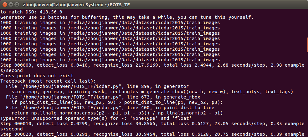 How long does the training model take, the CPU runs? · Issue #11 · Pay20Y/FOTS_TF · GitHub
