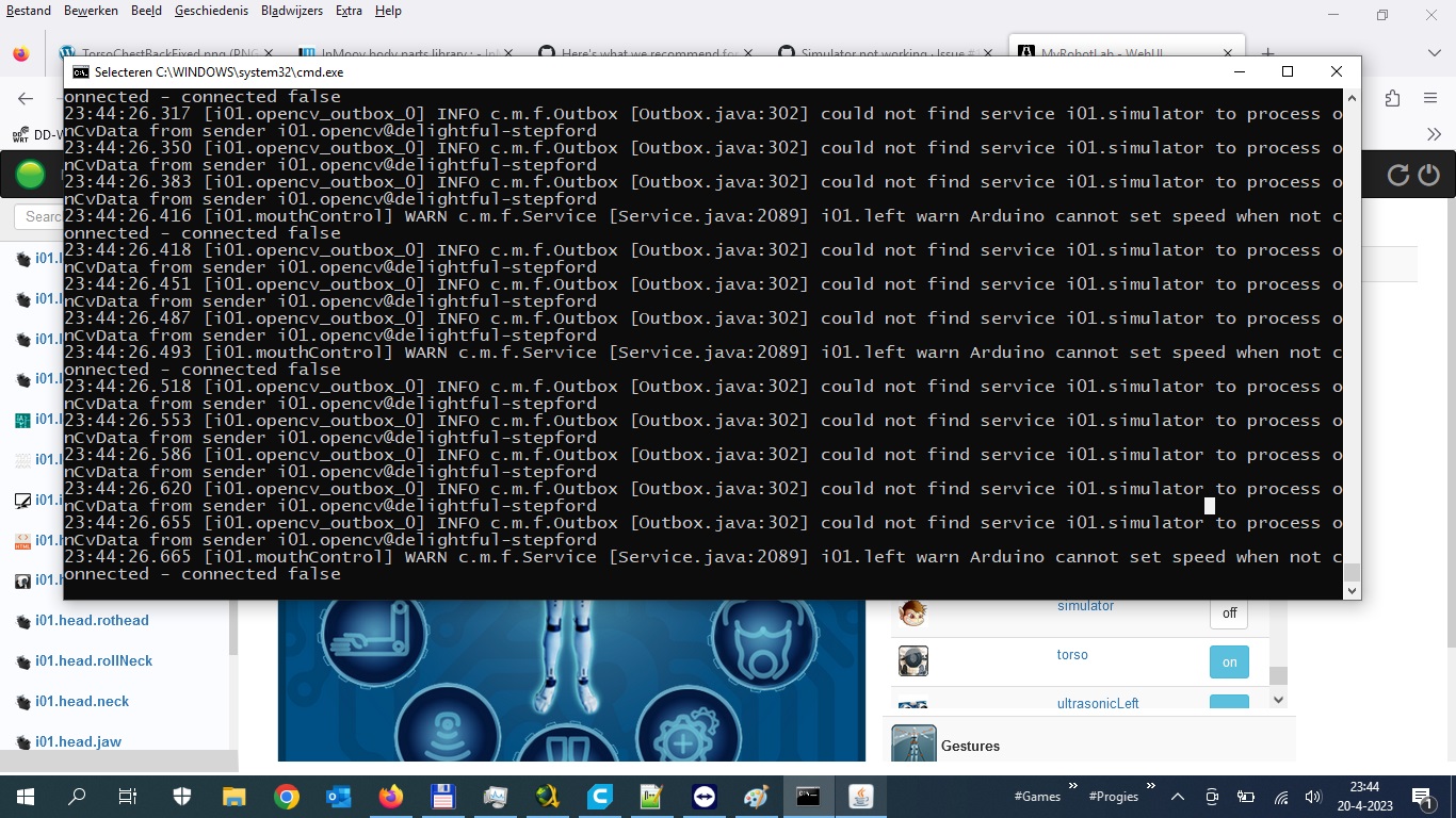 Simulator not working · Issue #1268 · MyRobotLab/myrobotlab · GitHub