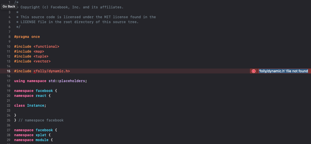 'folly/dynamic.h' file not found · Issue #31452 · facebook/react-native · GitHub