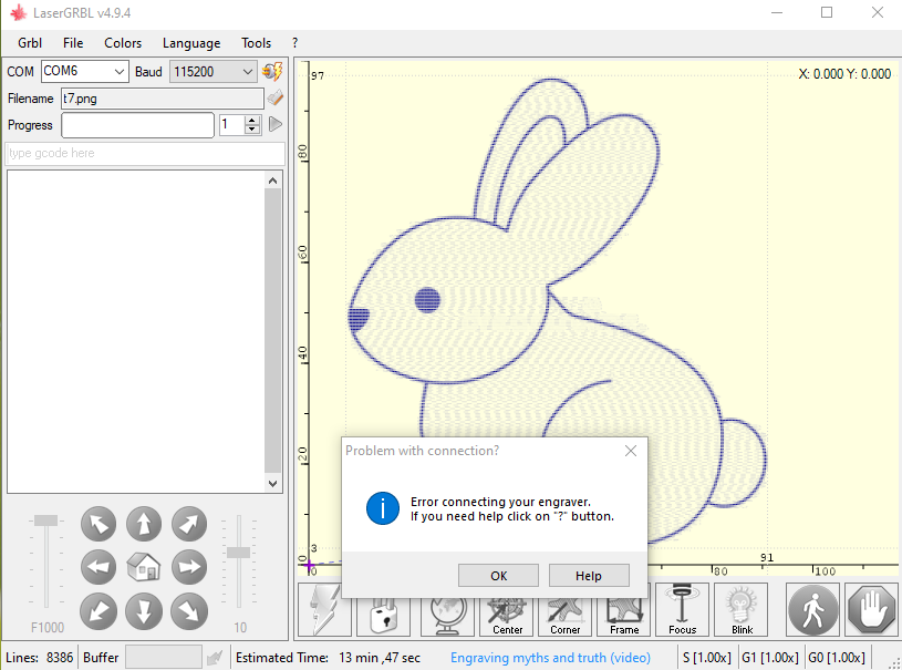 error connecting your engraver · arkypita LaserGRBL · Discussion #2057 · GitHub