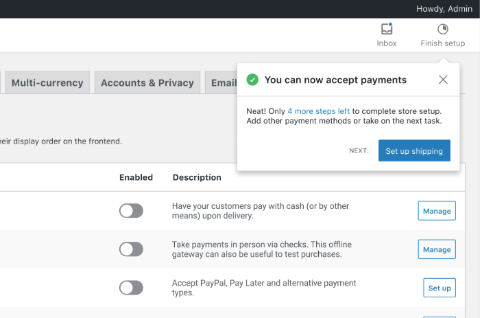 Setup experiment: task chaining - popover · Issue #32162 · woocommerce/woocommerce · GitHub