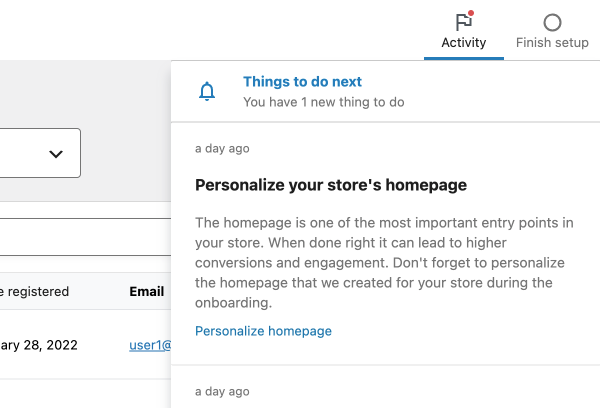Setup experiment: task chaining - side panel · Issue #32152 · woocommerce/woocommerce · GitHub