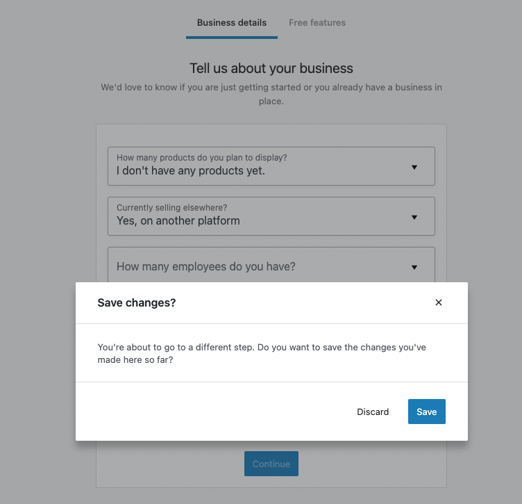 [Enhancement]: Add a confirmation modal when the user tries to navigate ...