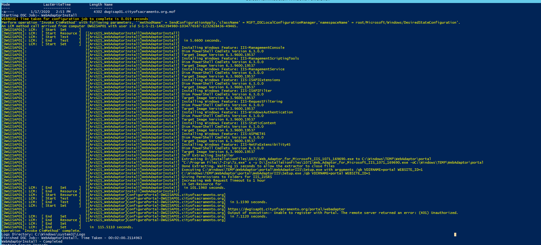 Upgrade Doesn't Install WA · Issue #228 · Esri/arcgis-powershell-dsc · GitHub