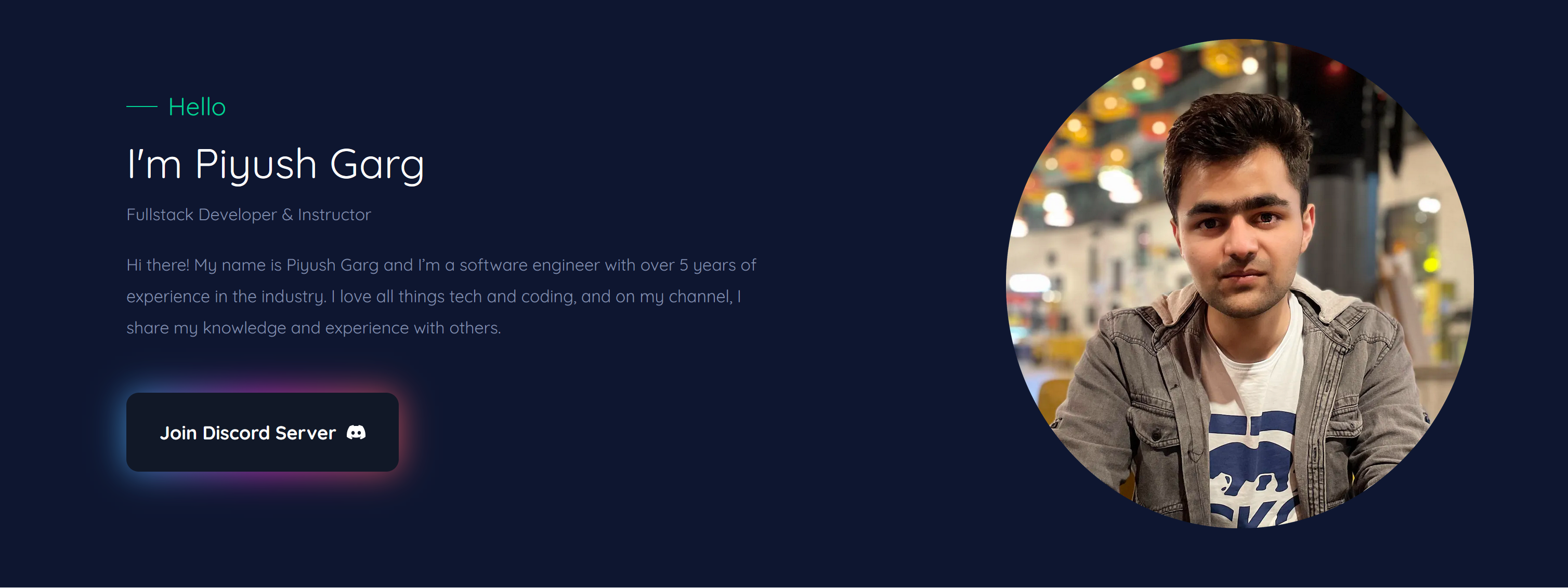 [Bug]: Typo in word "Piyushh" on the homepage of the application · Issue #1003 · piyushgarg-dev ...