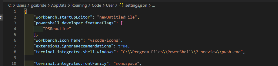 Terminal Shell Path When Upgrading From Ps7 Preview To Ga · Issue 92642 · Microsoftvscode · Github
