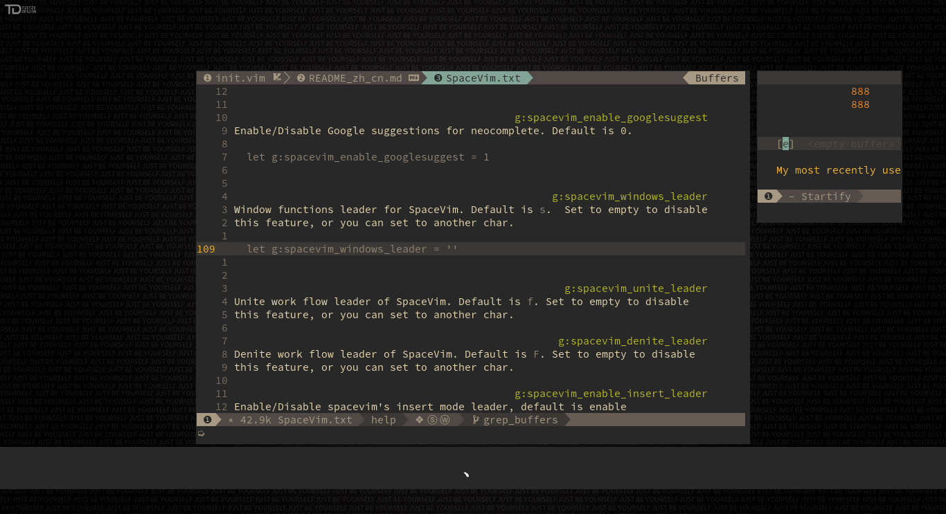 screenshorts · Issue #67 · wsdjeg/.SpaceVim.d · GitHub
