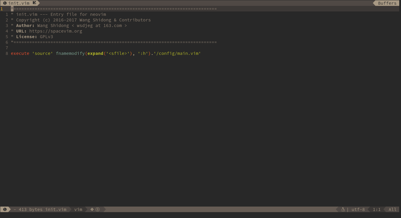 screenshorts · Issue #67 · wsdjeg/.SpaceVim.d · GitHub
