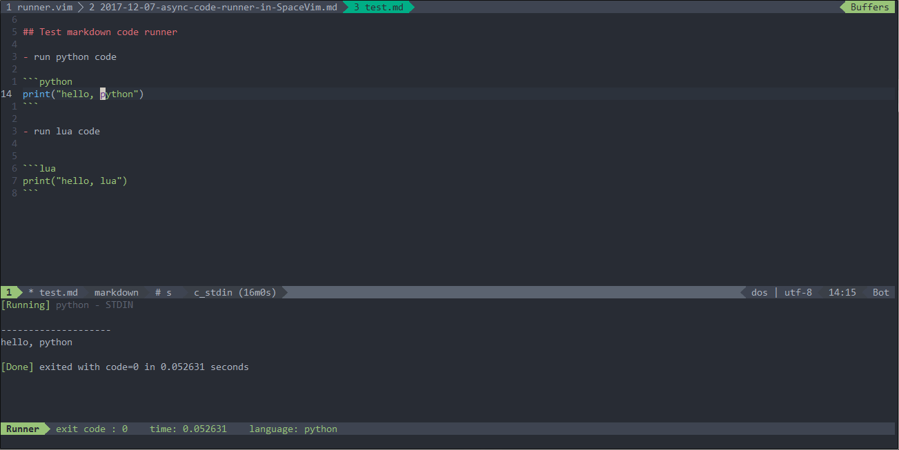 在 markdown 文档里执行代码块 - V2EX