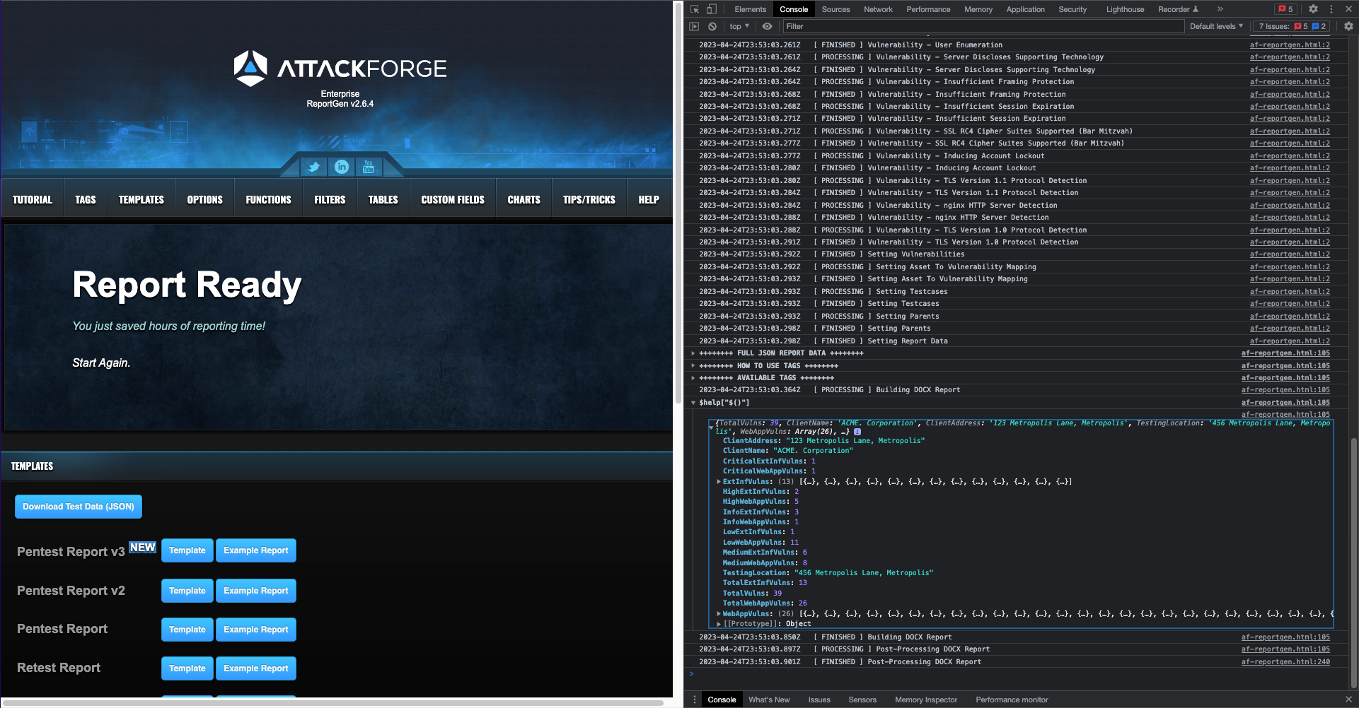 Create logic for Internal and External vulnerabilities · Issue #10 · AttackForge/ReportGen · GitHub