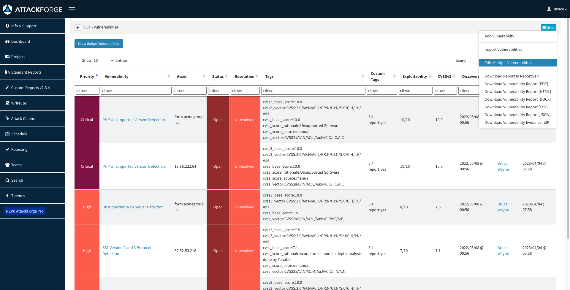 Create custom tags on vulnerabilities · Issue #11 · AttackForge/ReportGen · GitHub