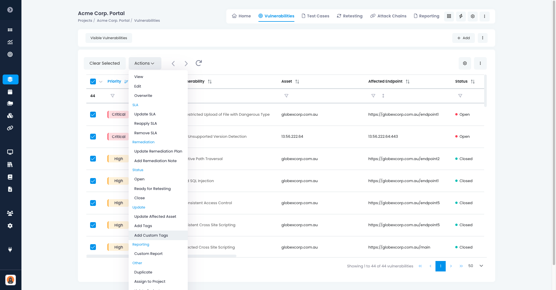 Create custom tags on vulnerabilities · Issue #11 · AttackForge/ReportGen · GitHub