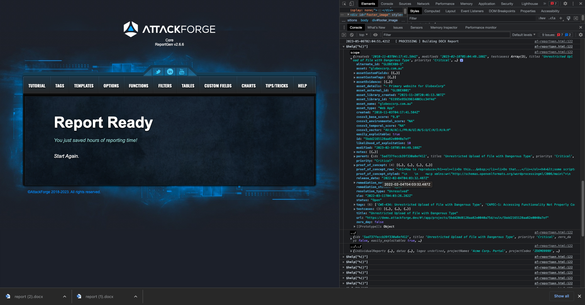 Using Help To Debug Build And Troubleshoot Your Template At Runtime · Issue 18 · Attackforge
