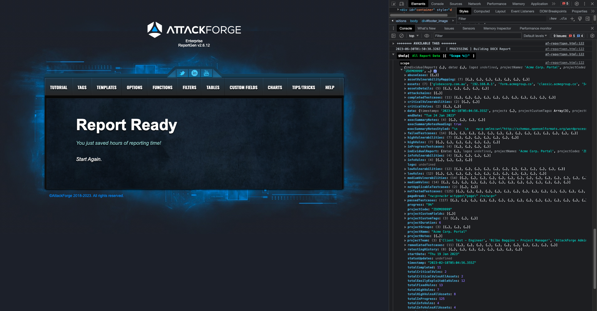 GitHub - AttackForge/ReportGen: Documentation and Support for AttackForge ReportGen