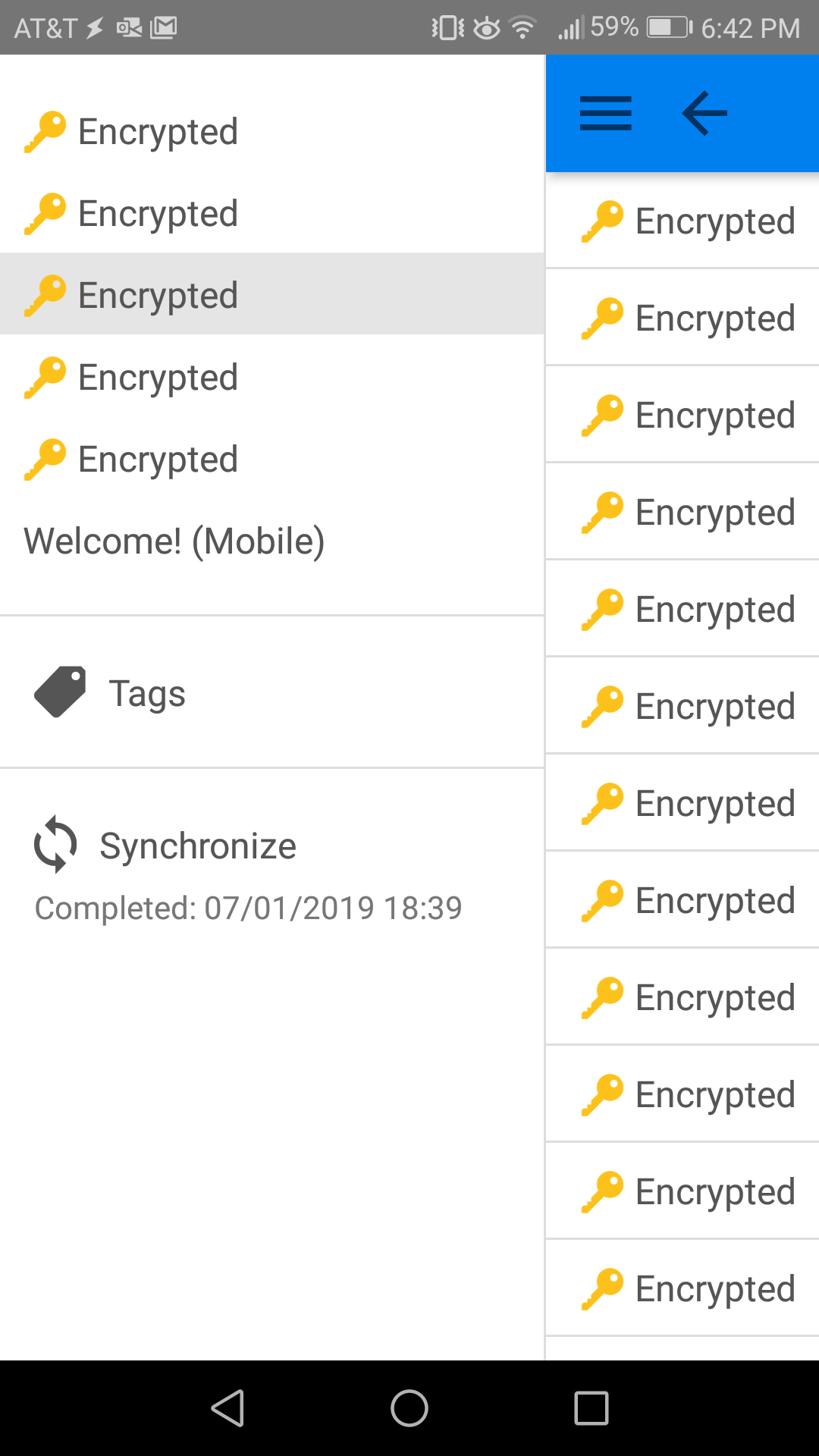 Android app won't decrypt · Issue #1701 · laurent22/joplin · GitHub