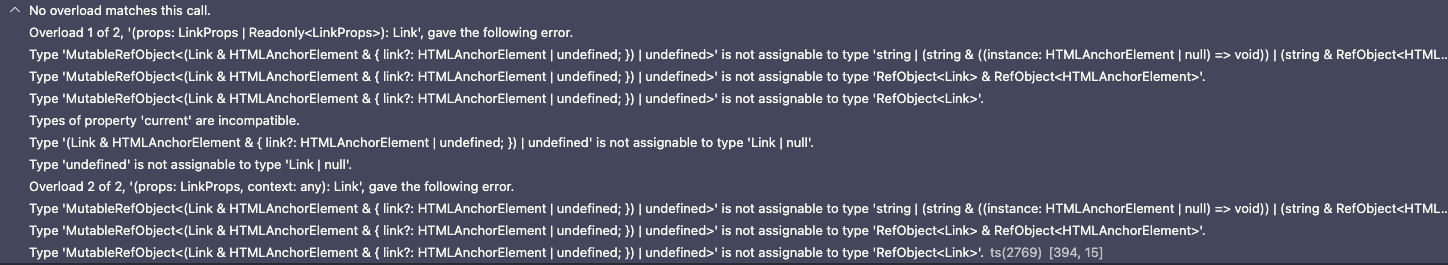 Issue With `ref` And `typescript` On Csvlink · Issue 237 · React Csvreact Csv · Github