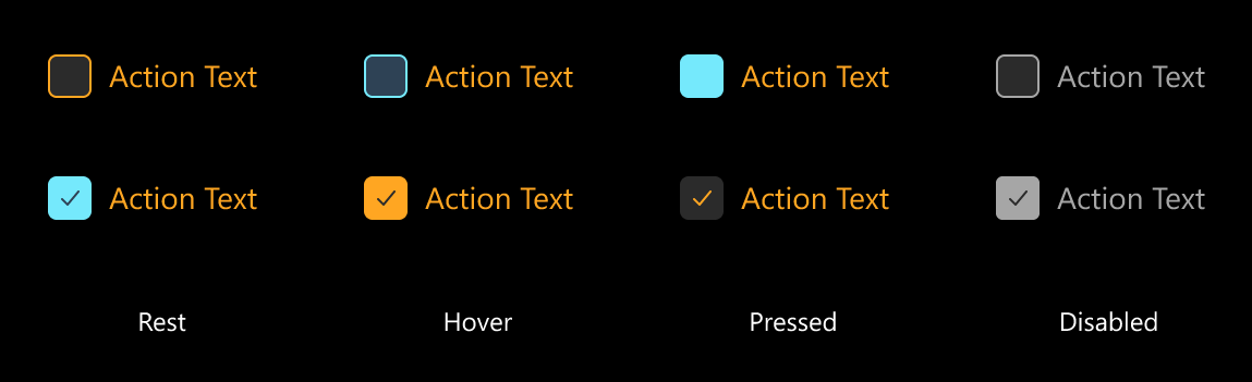 Fix High Contrast color mappings for toggleable controls · Issue #4585 ...