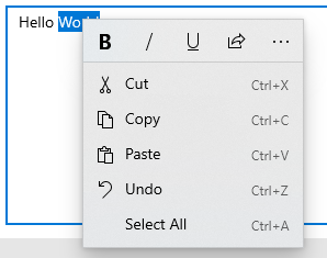 Context Menus · Issue #2752 · microsoft/react-native-windows · GitHub