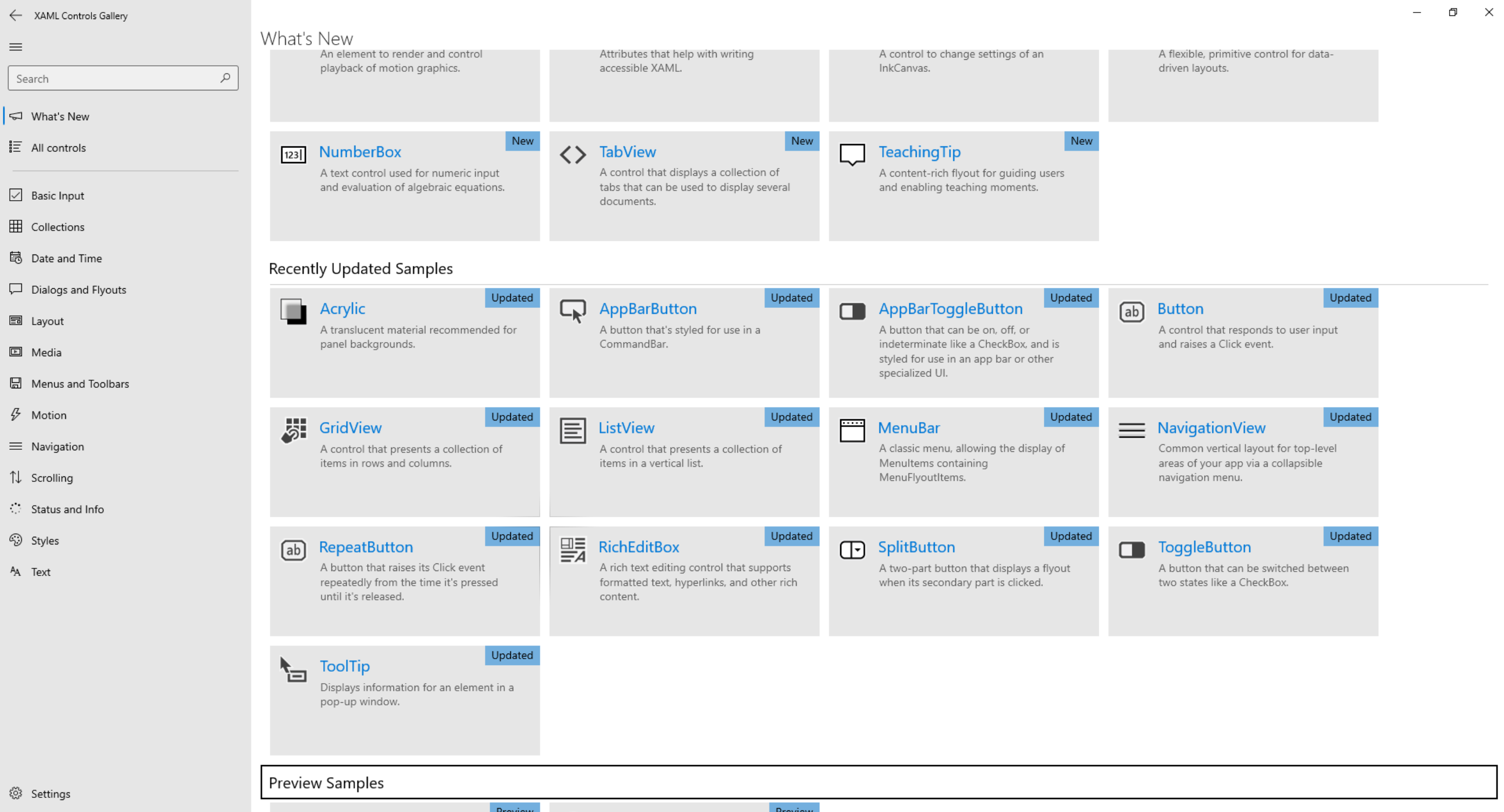 Name Property missing for group info lists present in "What's New" page. · Issue #326 ...