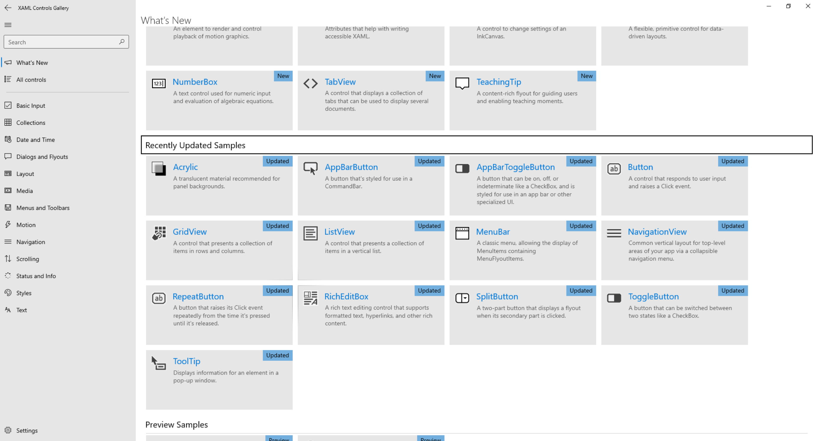 Name Property missing for group info lists present in "What's New" page. · Issue #326 ...