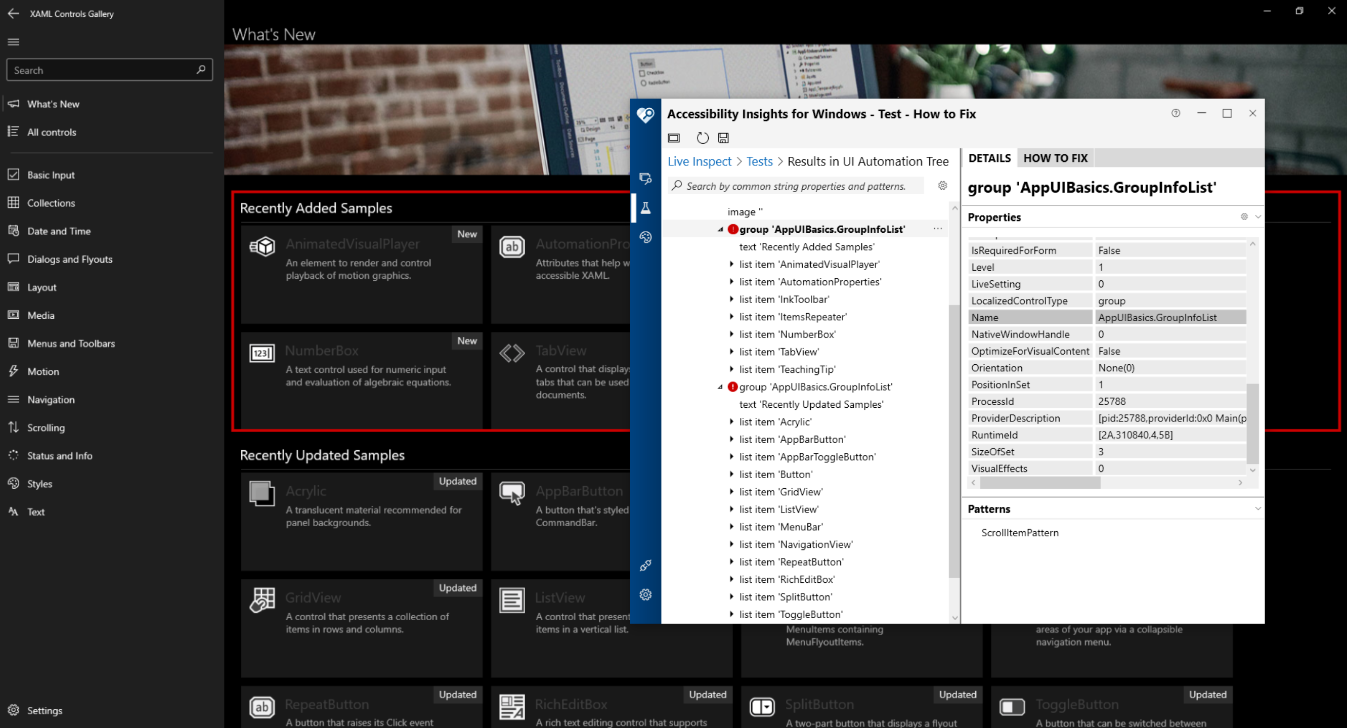 Name Property missing for group info lists present in "What's New" page. · Issue #326 ...