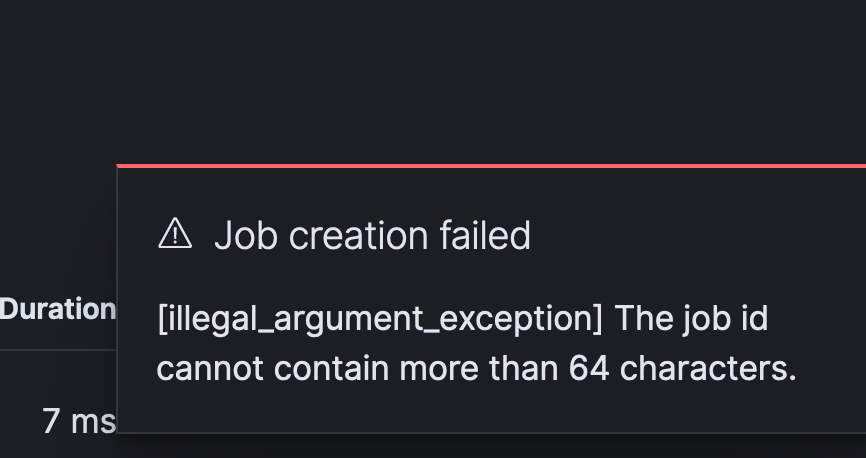 [Uptime] Anomaly detection fails on long job IDs · Issue #64392 · elastic/kibana · GitHub