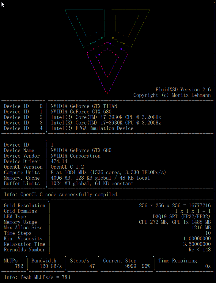 Report your benchmark results here! · Issue #8 · ProjectPhysX/FluidX3D · GitHub