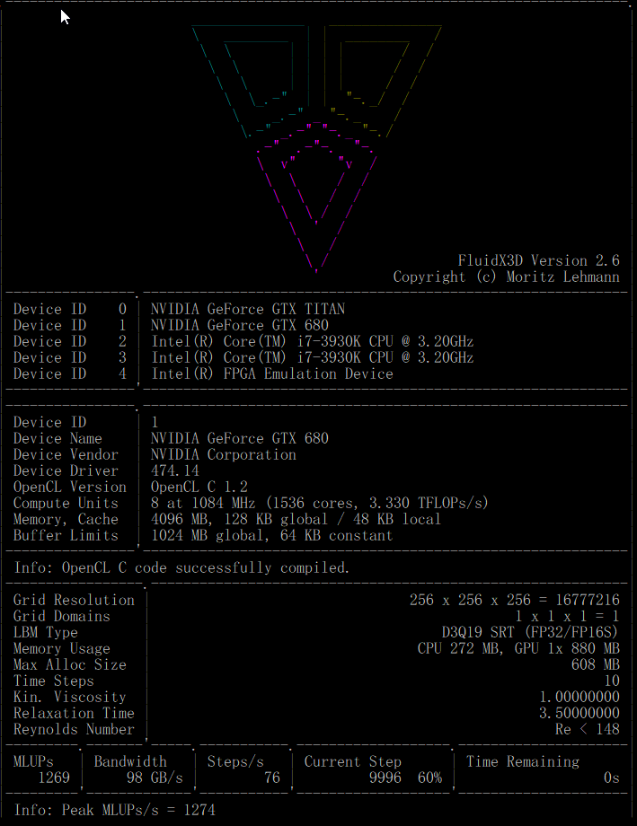 Report your benchmark results here! · Issue #8 · ProjectPhysX/FluidX3D · GitHub