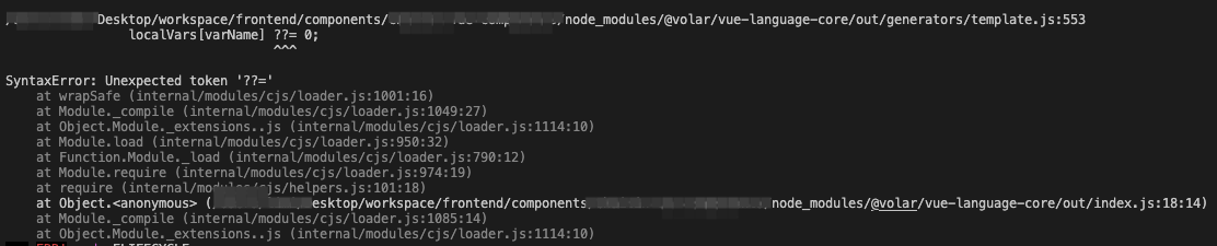 vite初始化项目,install后打包，报错：语法错误 是不是语法太超前了呀？ · vitejs vite · Discussion #12936 · GitHub