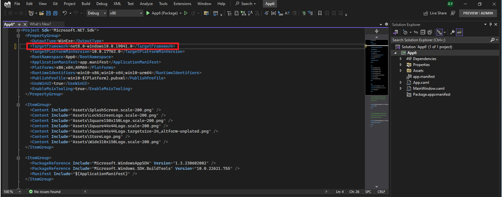 Arm64 Winui 80100 Preview62333014 Dep0800 Error Occurs When Running A C Blank App 