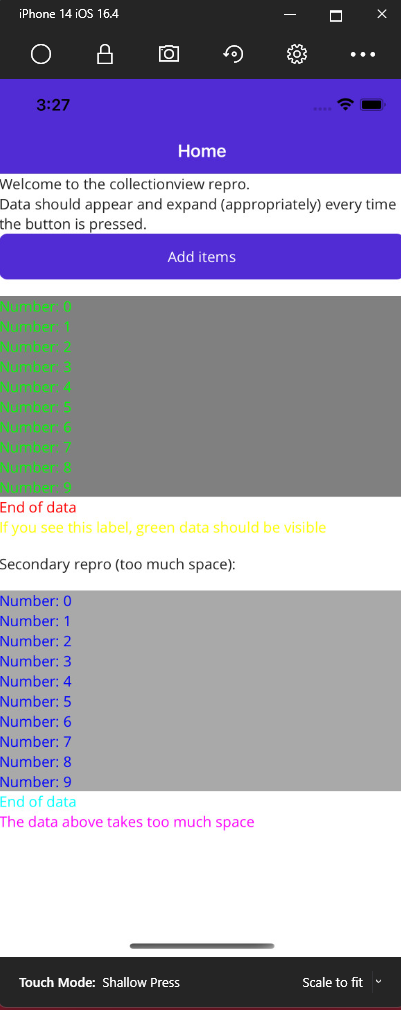 [iOS/Mac] CollectionView is not shown when parent IsVisible is switched to true · Issue #16304 ...